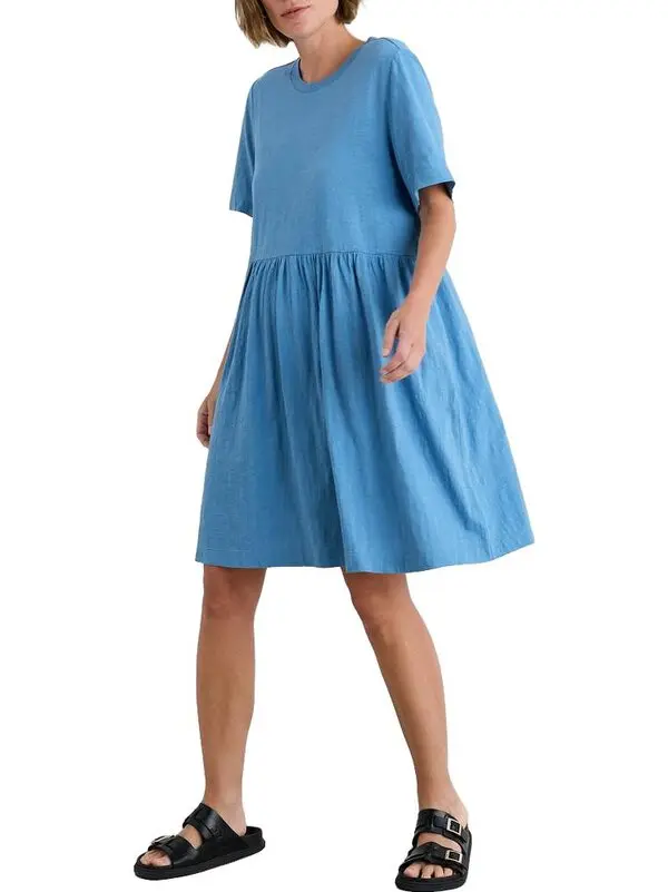 SEASALT CORNWALL Hellandbridge T-shirt Dress - Sea Blue