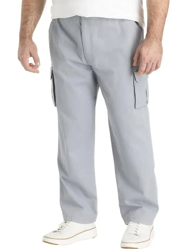 TRUE NATION BY DXL Big & Tall Relaxed Fit Cargo Pants - Tradewinds