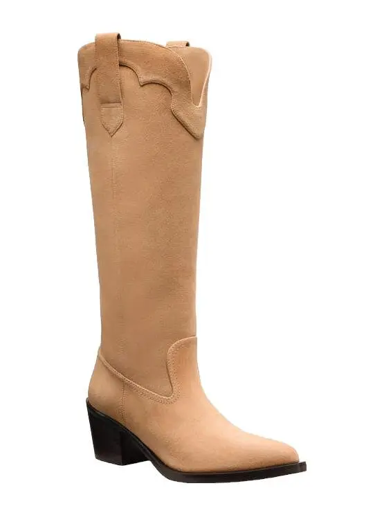 STUART WEITZMAN Felix Knee High Boot - New Camel/ Caramel