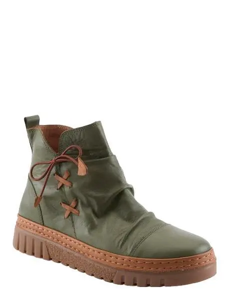 SPRING STEP SHOES Vandis Bootie - Olive Green