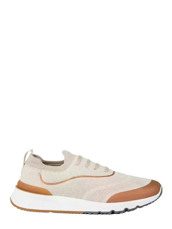 Brunello Cucinelli Knitted Sneakers - Neutrals