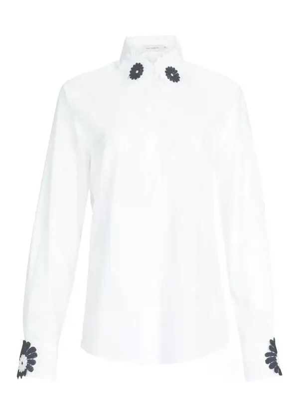 Silvia Tcherassi Naroa Cotton Blouse - White