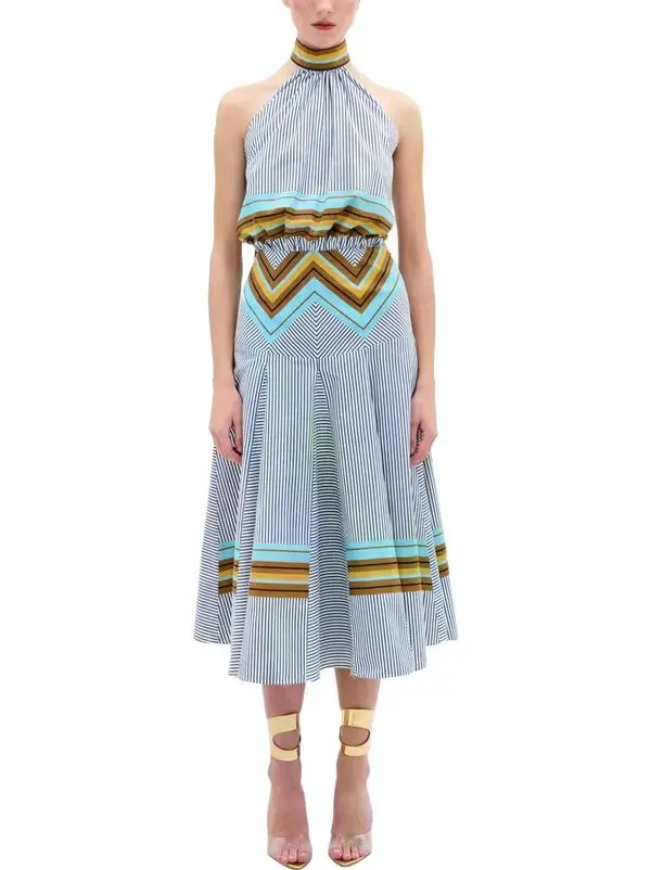 Silvia Tcherassi Elara Midi Dress - Blue