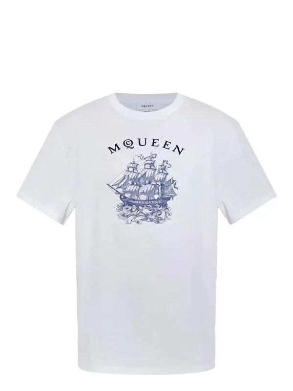 Alexander McQueen Graphic-print T-shirt - White