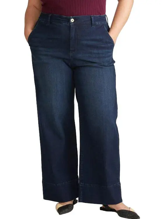 Universal Standard Carol High Waist Wide Leg Jeans - Daydream Blue