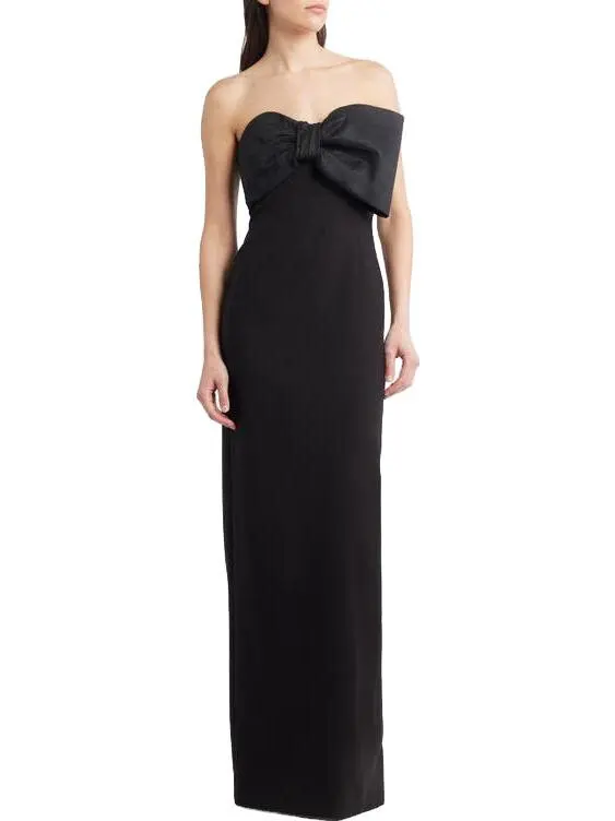 Likely Minka Strapless Gown - Black