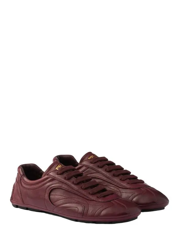 Prada Montecarlo Re-edition 2005 Nappa Leather Sneakers - Red