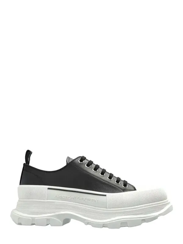 Alexander McQueen Oversized Lace-up Sneakers - Black