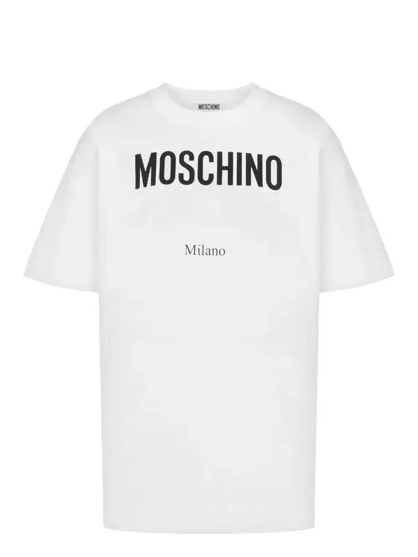 Moschino Logo-print Cotton T-shirt - White