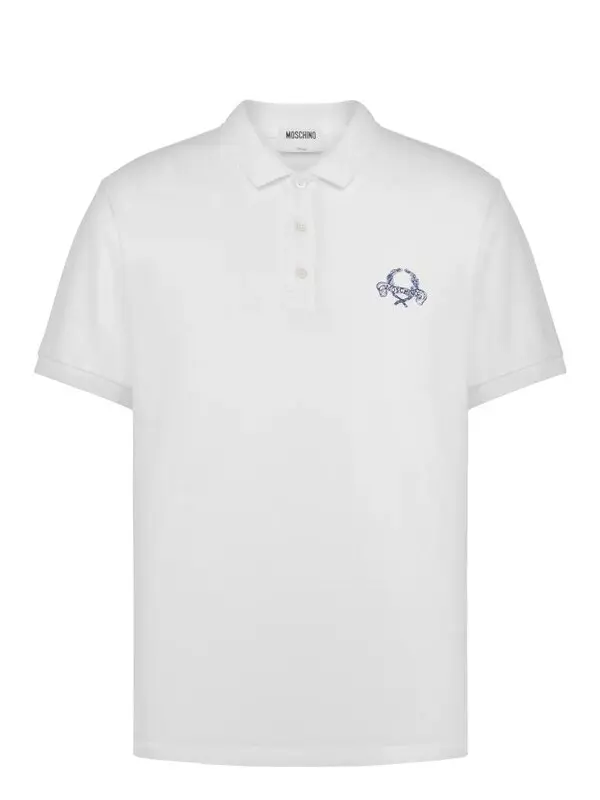 Moschino Cotton Polo Shirt - White