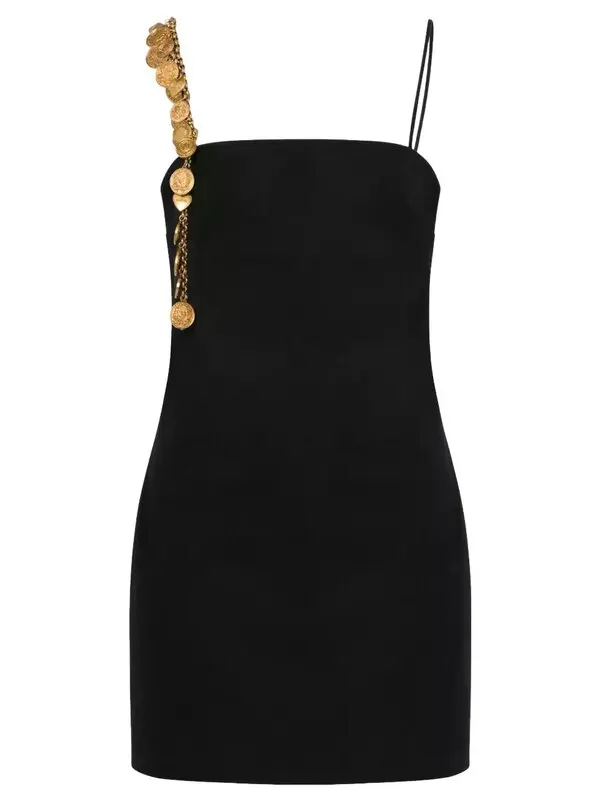 Moschino Chain-embellished Mini Dress - Black