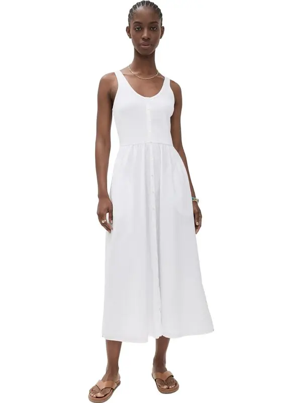 Xirena Fenix Midi Dress - White