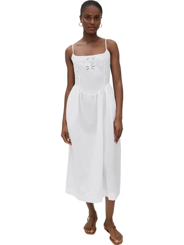 Ciao Lucia Neroni Midi Dress - White