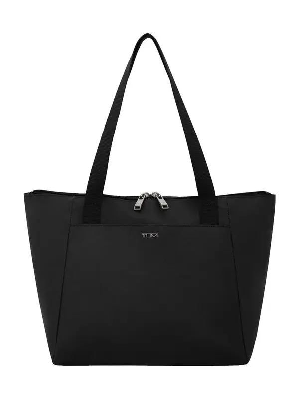 Tumi Small Nylon Tote - Black/ Gunmetal
