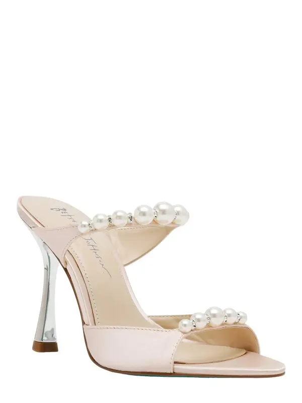 Betsey Johnson Pearly Sandal - Blush