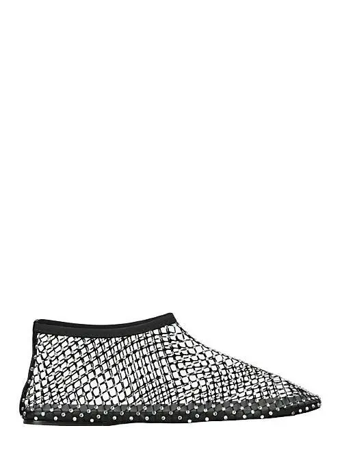 Christopher Esber Minette Mesh Ballet Flats - Black