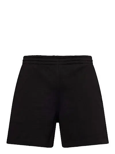 REPRESENT Logo-print Cotton Sweat Shorts - Black