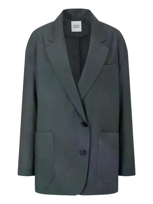 STUDIO TOMBOY Single-breasted Blazer - Grey