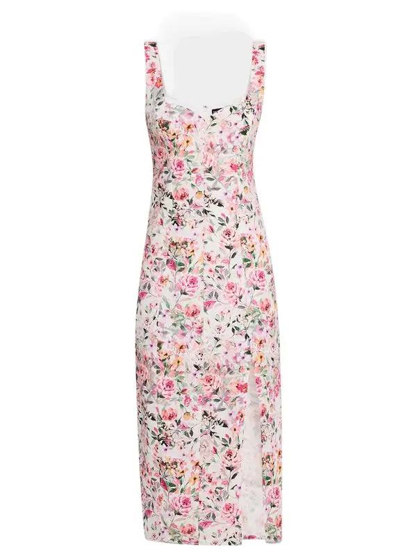 Generation Love Eugenia Floral Sleeveless Midi Dress - Zesty Fl Whpk