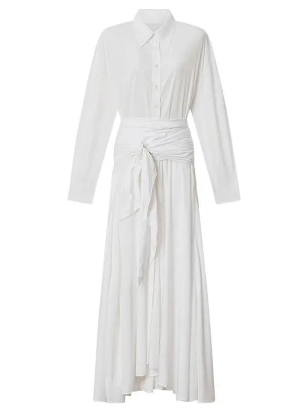 Isabel Marant Samantha Long Shirt Dress - White
