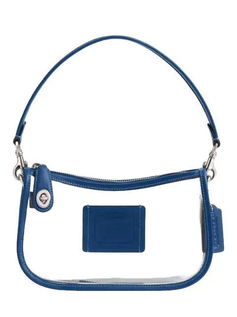 COACH Stadium Swinger Bag - Signature Canvas/silver/true Blue