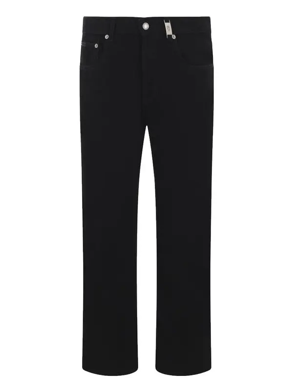Alexander McQueen Straight-leg Cotton Denim Jeans - Black