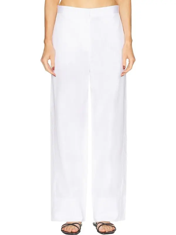 TOTEME Twisted Seam Trousers - White