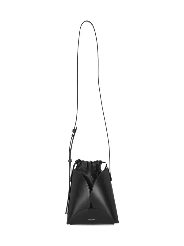 JIL SANDER Small Curve Crossbody Bag - Black