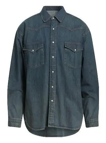 MAISON MARGIELA Denim Shirt Size Cotton - Blue