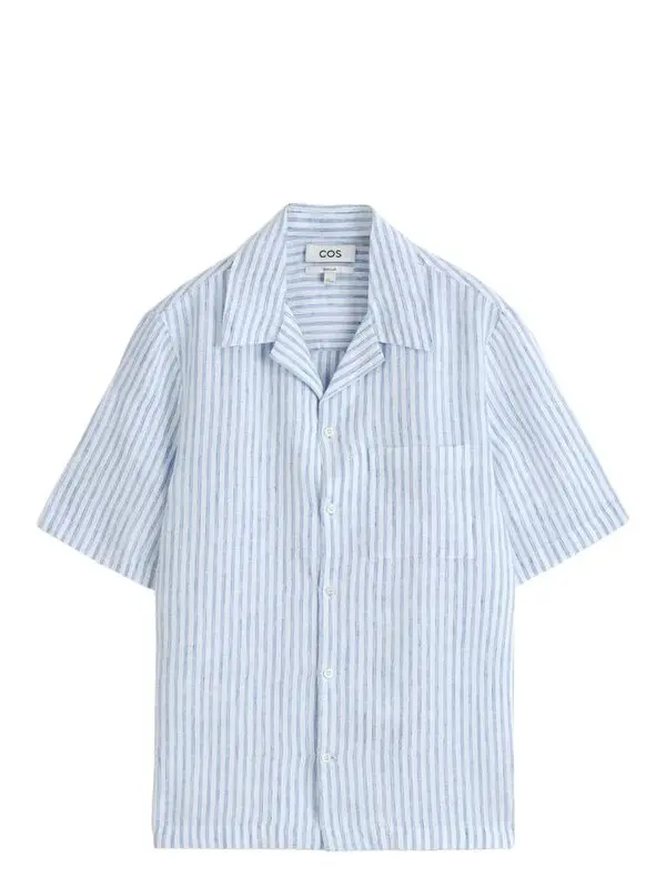 Cos Camp Collar Shirt - White
