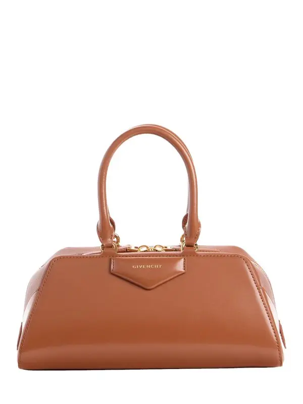 Givenchy Small Antigona Leather East/west Satchel - Caramel Brown