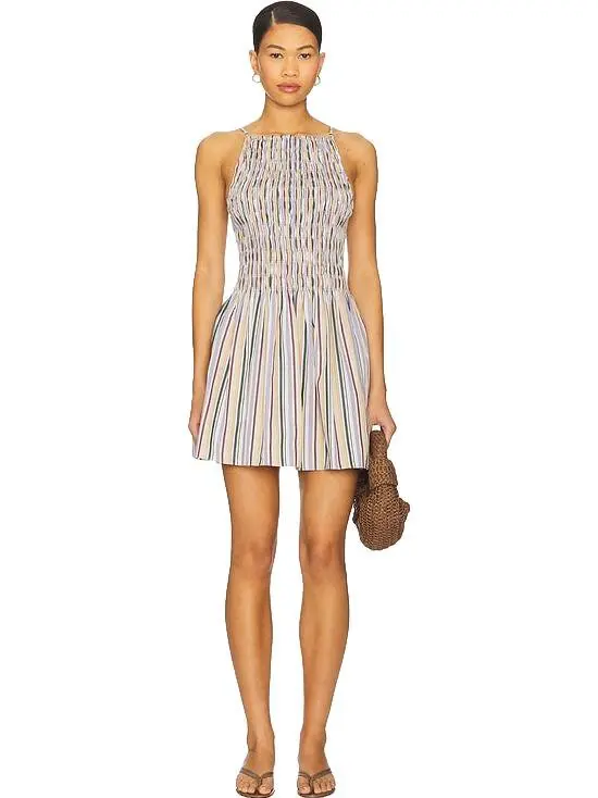 Faithfull The Brand Laia Mini Dress - Sifnos Stripe