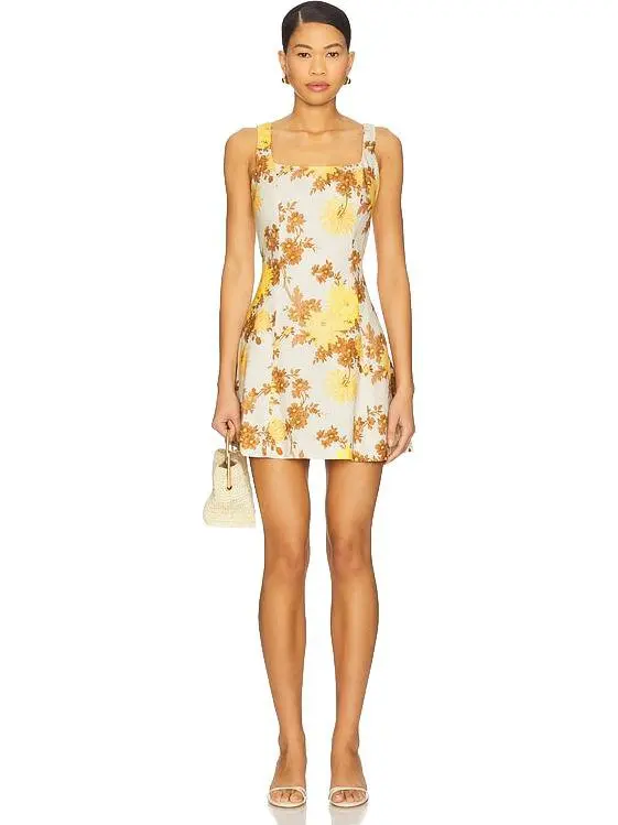 Faithfull The Brand Felice Mini Dress - Midsummer Floral