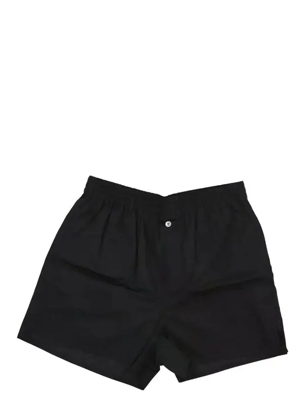 LA ROSE Elasticated-waist Shorts - Black