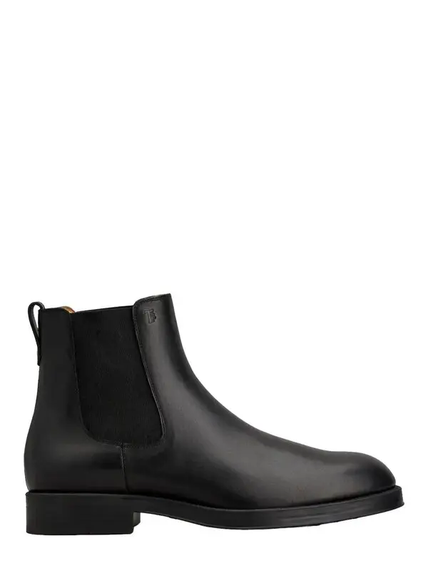 TOD'S Leather Chelsea Boots - Black