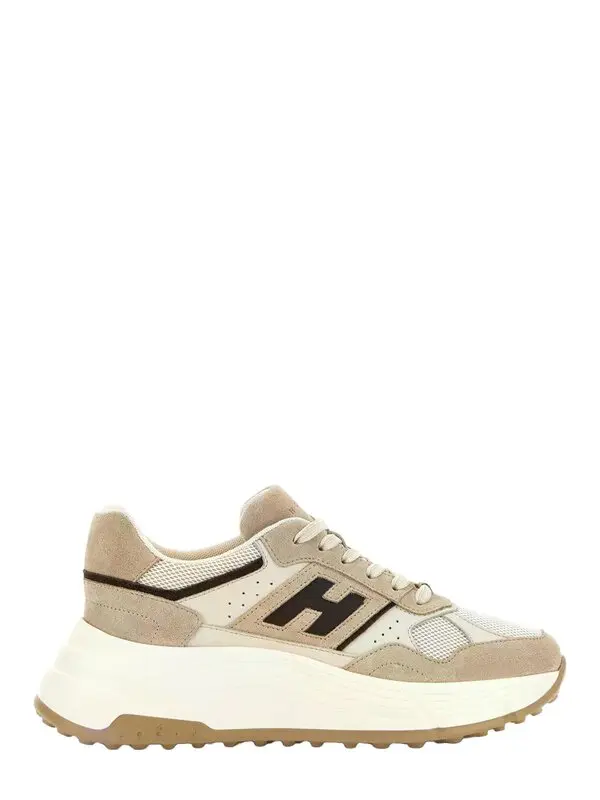 Hogan Leather Sneakers - Neutrals