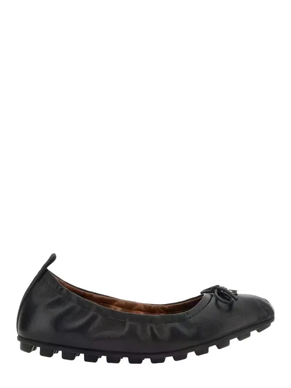 Hogan Flat Ballerina Shoes - Black
