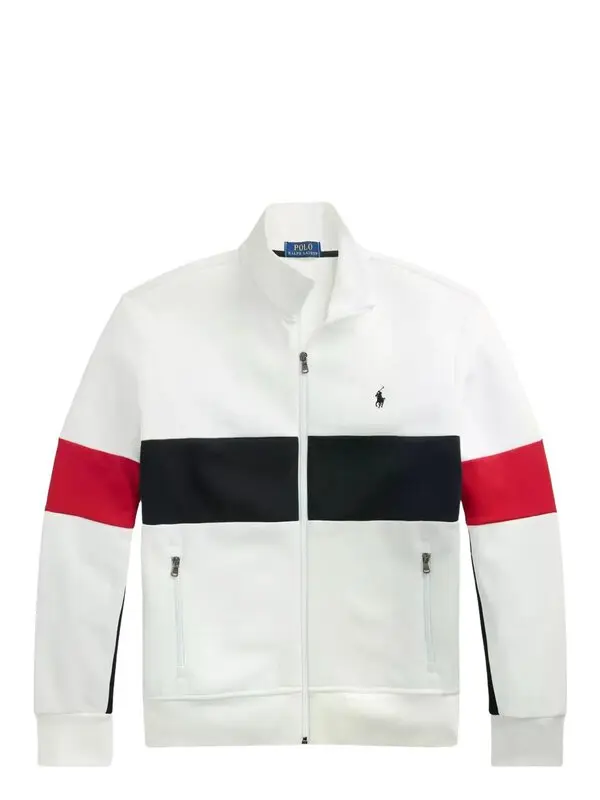 Polo Ralph Lauren Colour-block Zip-up Track Jacket - Neutrals