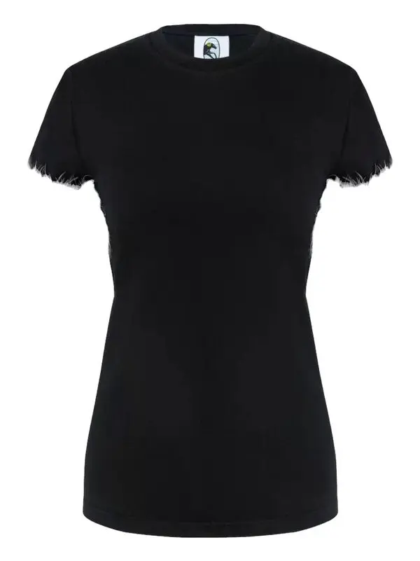 Sleeper Feather-embellished T-shirt - Black