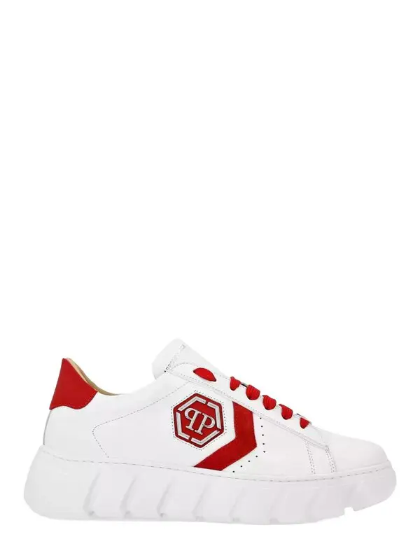Philipp Plein Hexagon Lo-top Sneakers - White