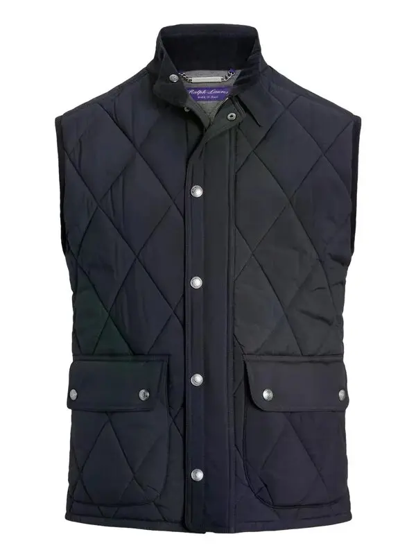 Ralph Lauren Carleton Quilted Gilet - Blue