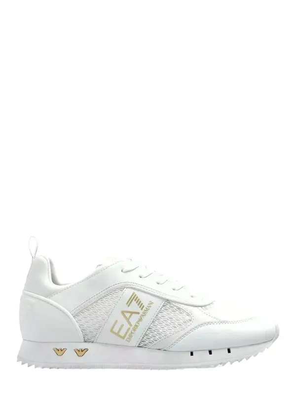 Emporio Armani Panelled Running Sneakers - White