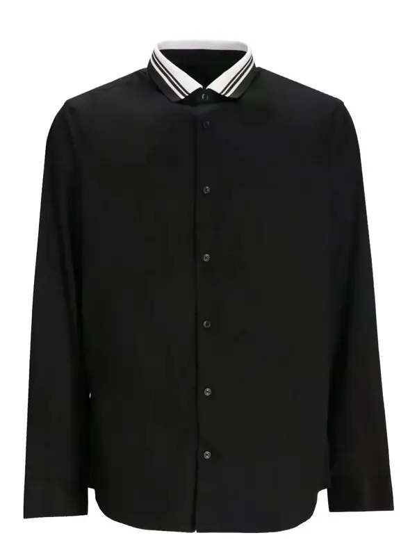 Armani Exchange Cotton Shirt - Black