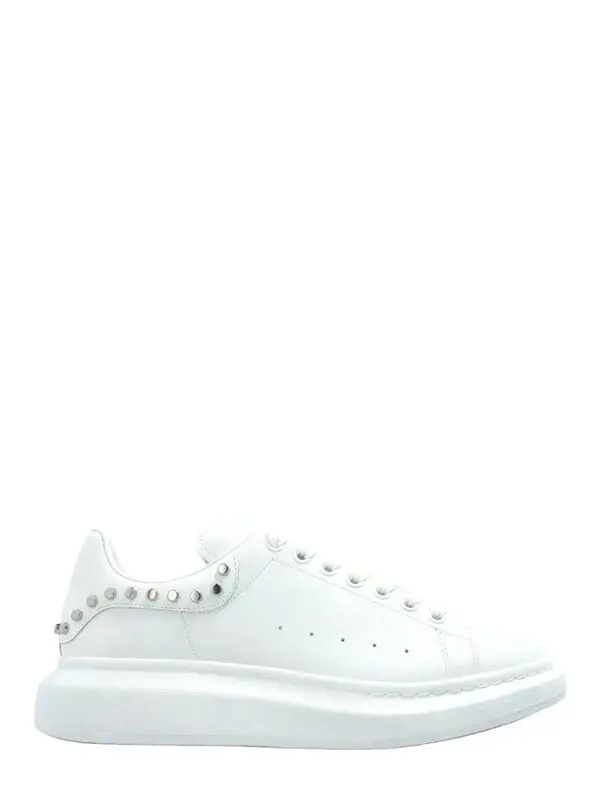 Alexander McQueen Oversized Stud-embellished Sneakers - White
