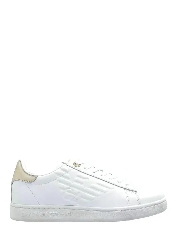 Emporio Armani Leather Sneakers - White