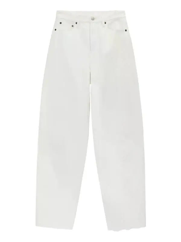 HEY JOANIE Luna Flow Wide-leg Jeans - White