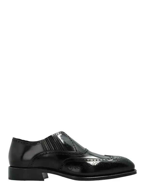 Alexander McQueen Leather Loafers - Black