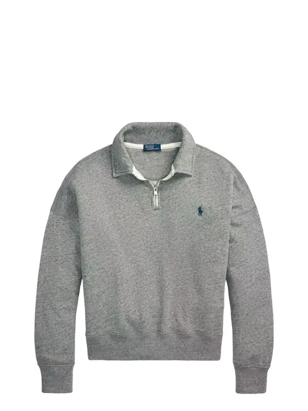 Polo Ralph Lauren Half-zip Polo Sweatshirt - Grey
