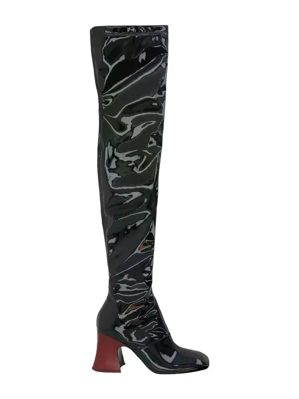 Chloé Patent-finish Over-the-knee Boots - Black