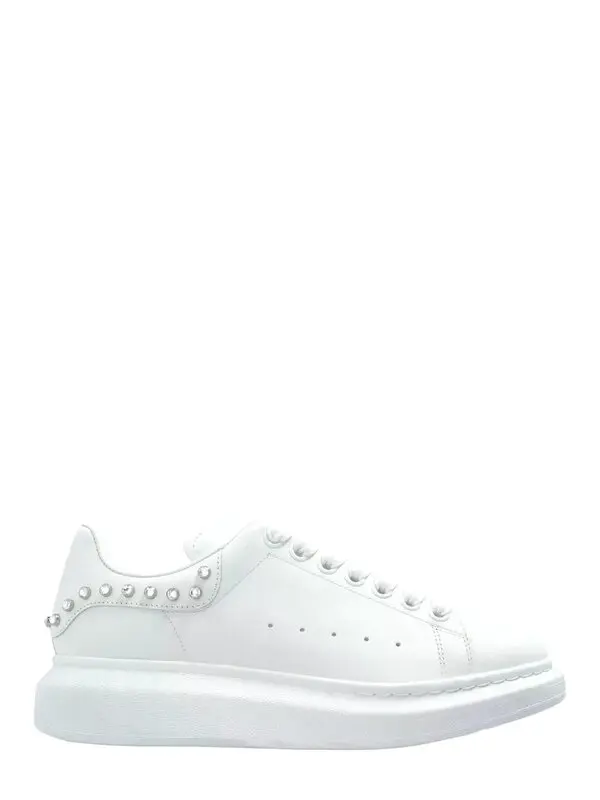 Alexander McQueen Oversized Studded Sneakers - White